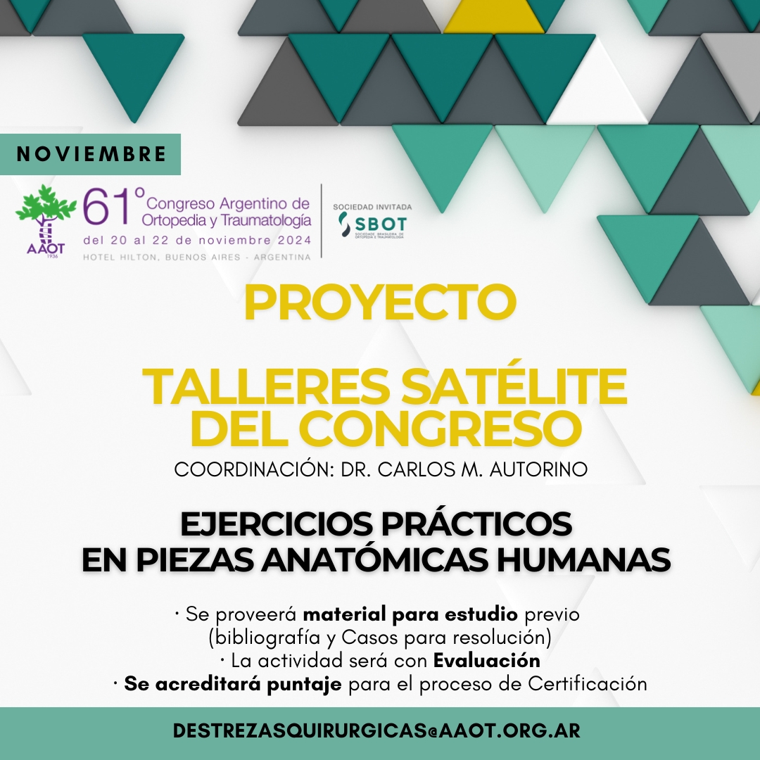 Talleres Satélite del Congreso – AAOT